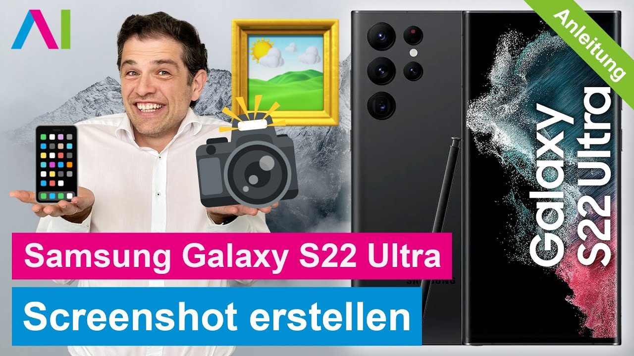 Samsung Galaxy S22 - Screenshot erstellen • 📱 • 📸 • 🏞 • Anleitung ...