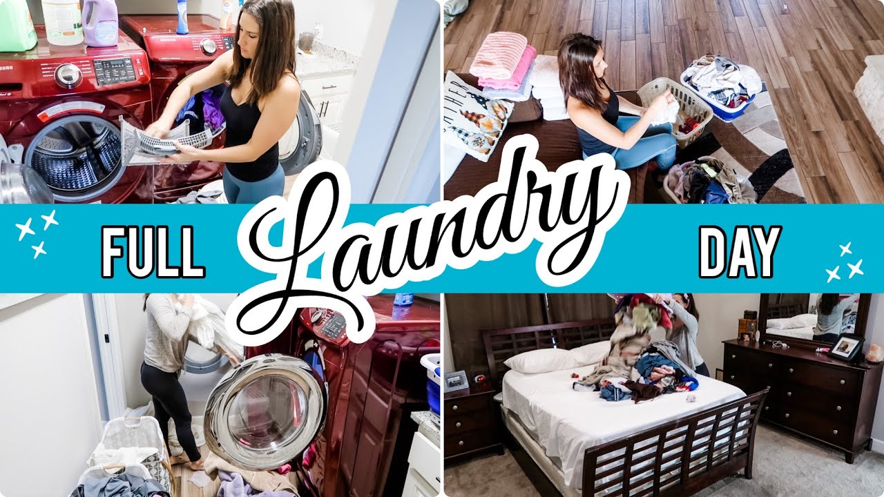 Ultimate Laundry Day 2020 Mom Of 4 Laundry Routine 🧺 Laundry