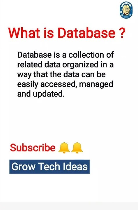 What is database ? Define Database Meaning of Database , Database is a ...