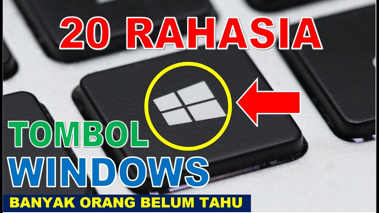 20 Fungsi Tombol Windows yang Jarang Diketahui - YouTube