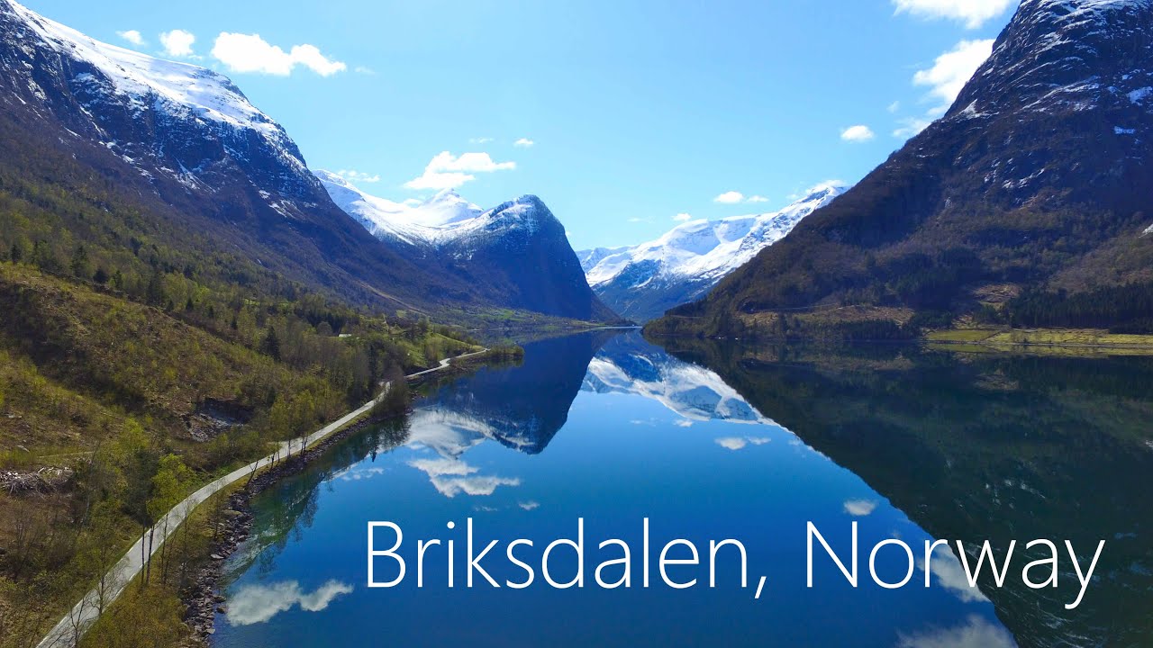 Briksdalen, Norway 4k - YouTube