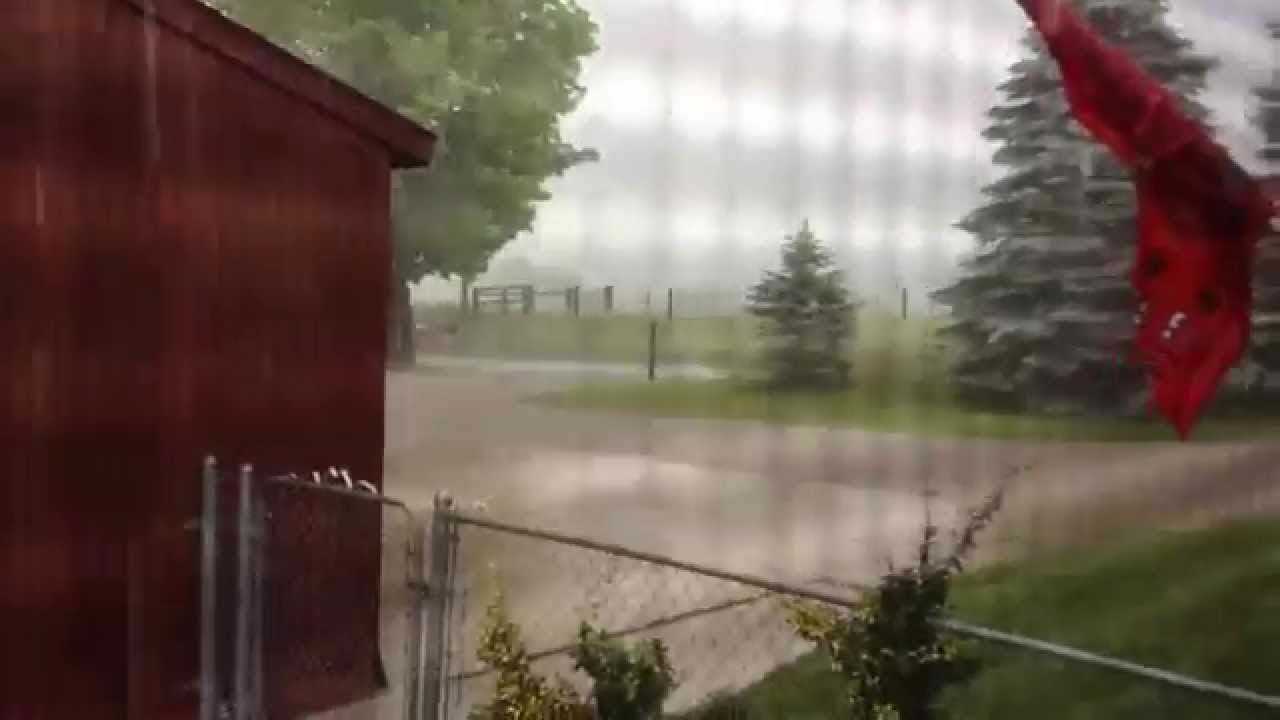 Extremely LOUD, RAINY & WINDY Thunderstorm!! - YouTube