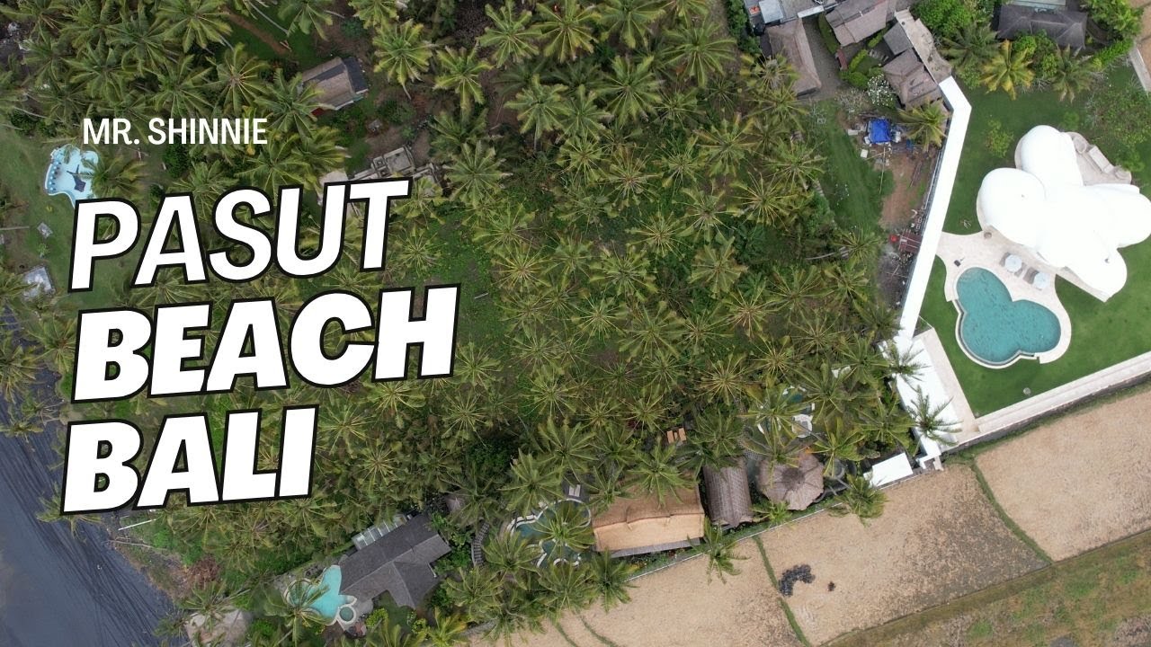 Black Sand Beauty: Drone Exploration of Pasut Beach - YouTube