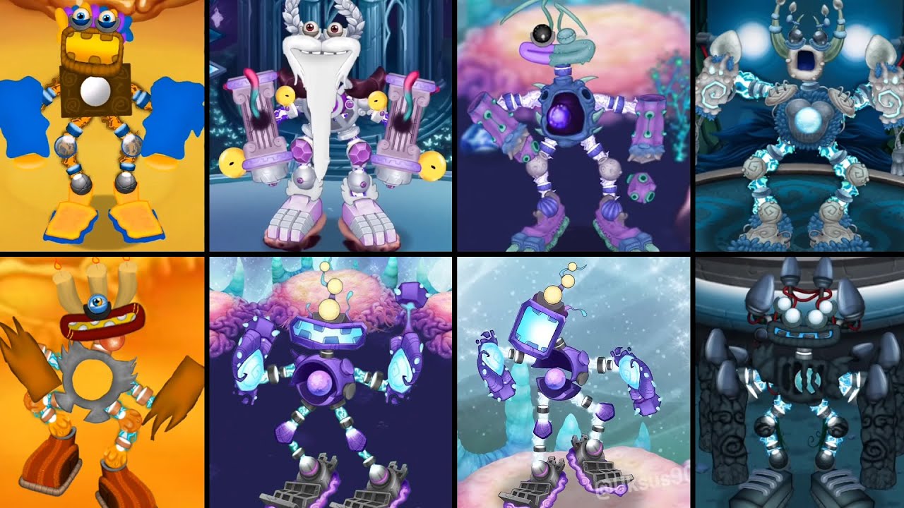 ALL Fanmade Epic Wubbox Amber Island vs Epic Wubbox Magical Sanctum vs ...
