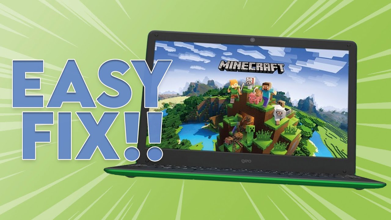 RARE Minecraft Repair! Geobook140 Laptop Screen Replacement! - YouTube