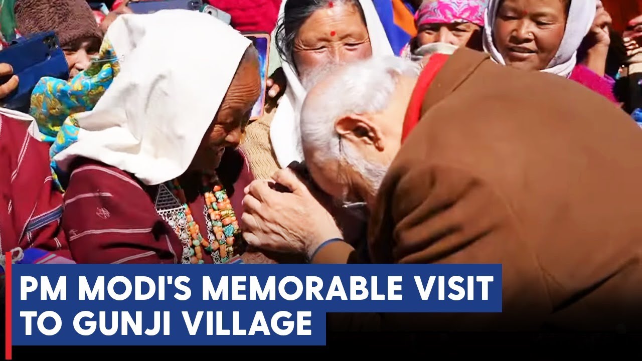 PM Modi's Heartwarming Visit to Gunji Village: A Tale of Love, Warmth ...