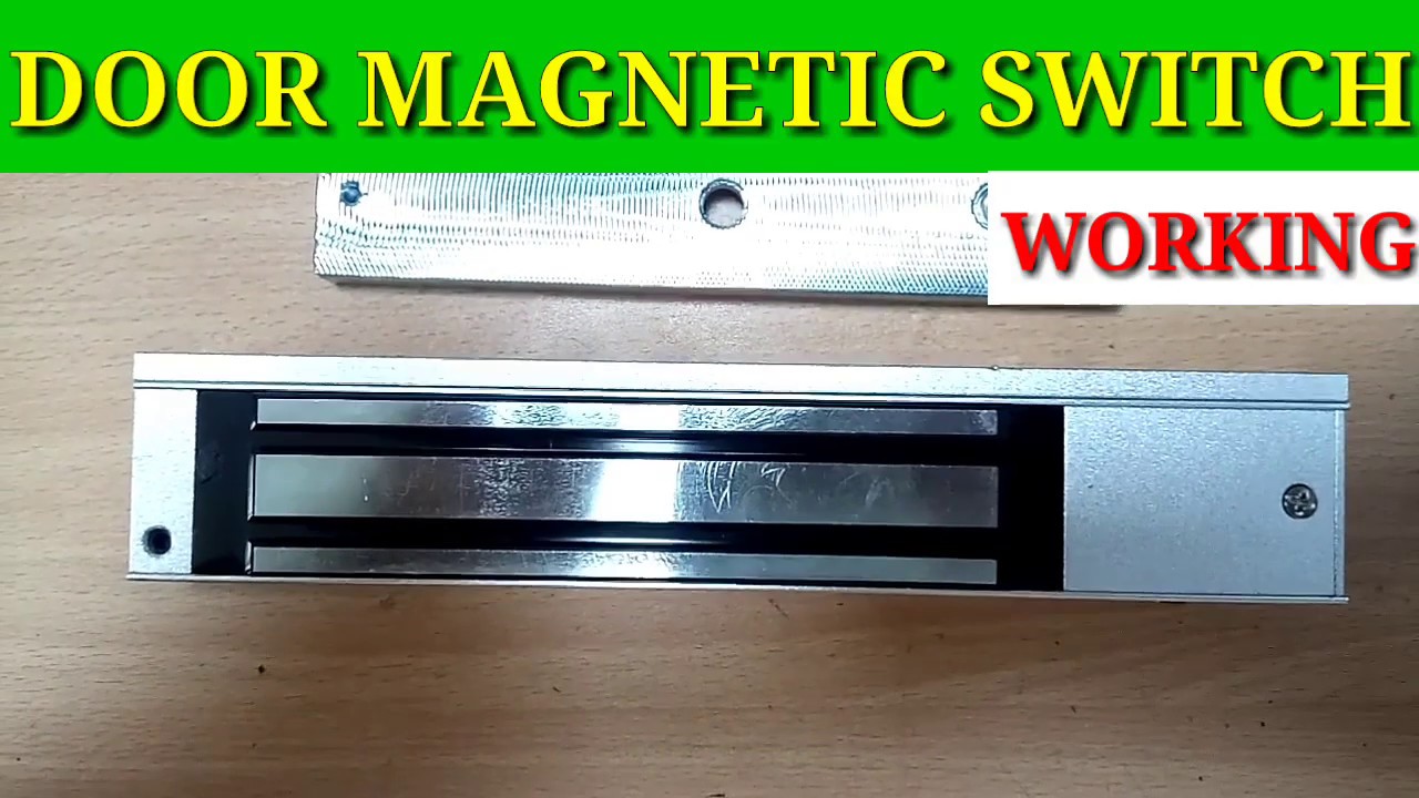 Door lock magnet working - YouTube