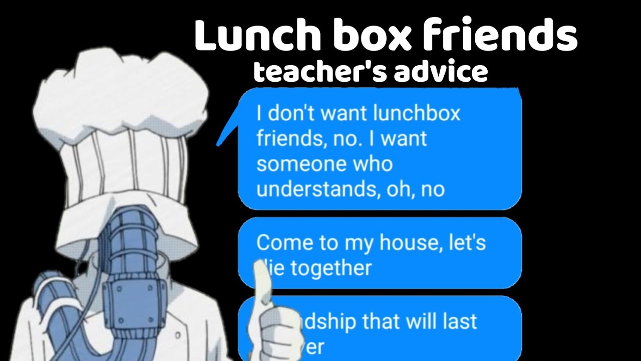 Lunch box friends MHA lyric prank || Teacher's advice - YouTube