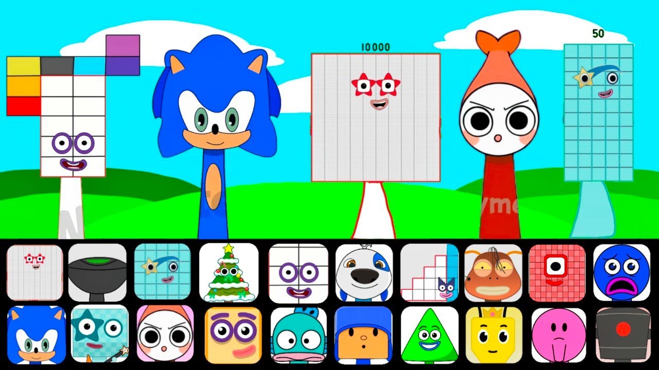🔥 NEW Sprunki OCs Characters – Seventeen (from Numberblocks), Sonic ...