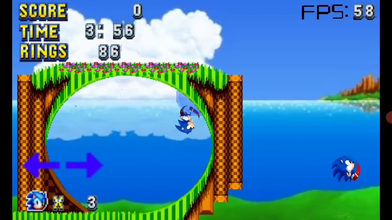 Los loops mal hechos del Sonic 2 hd de android - YouTube