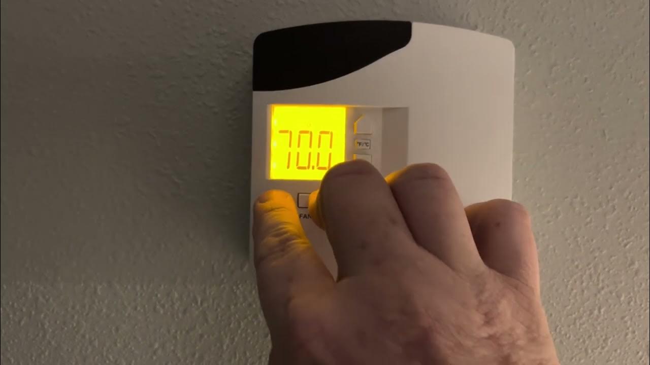 Honeywell (inncom) thermostat - YouTube