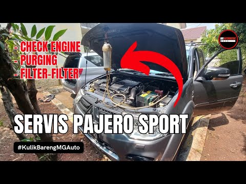 Service Pajero Sport Check Engine,Purging dan filter #pajerosport - YouTube