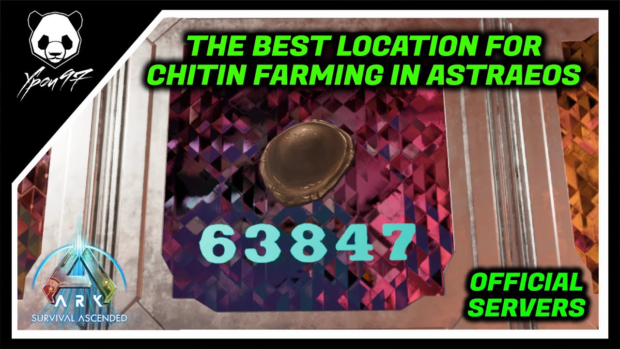 The Best Chitin Farming Location In Astraeos | ARK: Survival Ascended ...