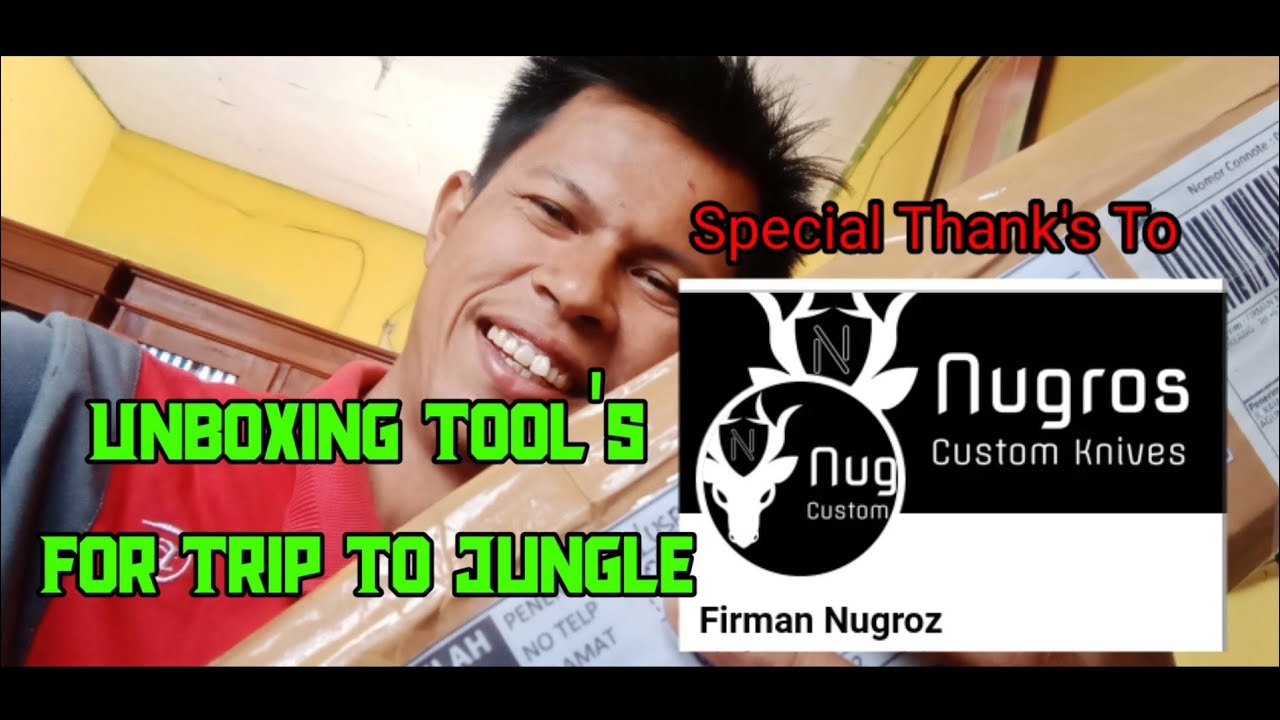 Unboxing Tool's || Perlengkapan Penting Trip To Jungle - YouTube