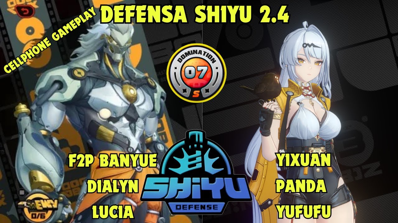 BANYUE F2P Dialyn Team x Yixuan Panda Team ZZZ| New Shiyu Defense 6-7 ...