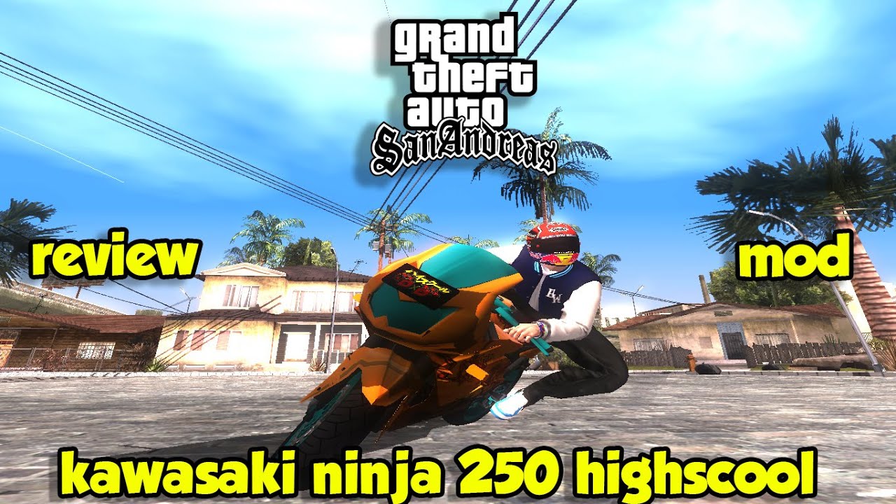 MOD Kawasaki Ninja - GTA SA!!! - YouTube