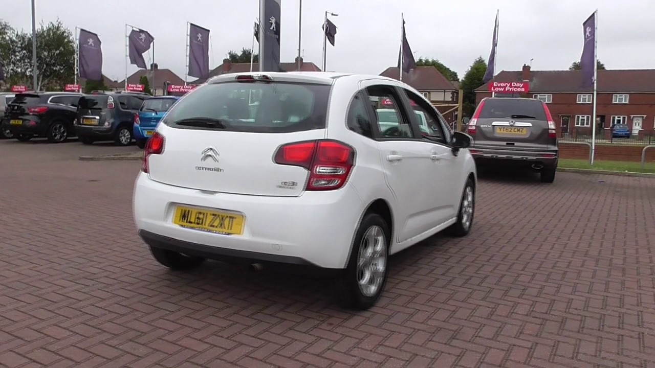 Citroen C3 White U15495 - YouTube