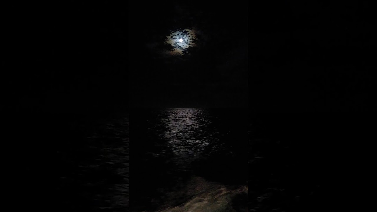 Carnival Panorama a Beautiful moonlit night from a Cove Balcony 2293 ...