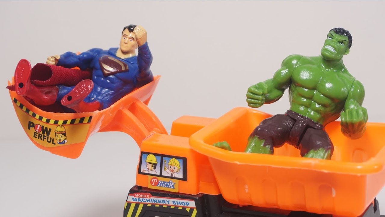 Batman Buys Superman's Car. Hulk Pranks Superman - YouTube