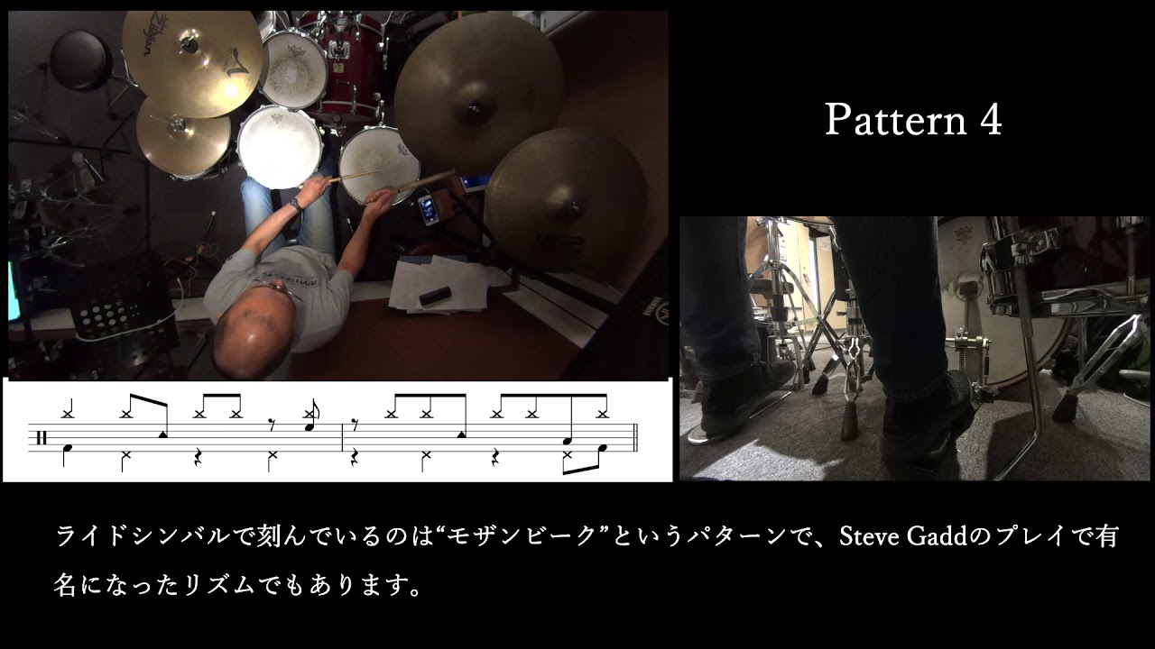 LATIN リズムパターンのバリエーション JAZZ DRUMS講座 - YouTube