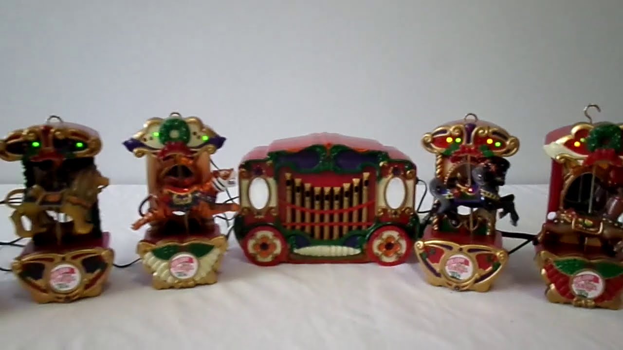 Mr Christmas Tree Holiday Carousel Animated Lighted Plays 21 Songs ...