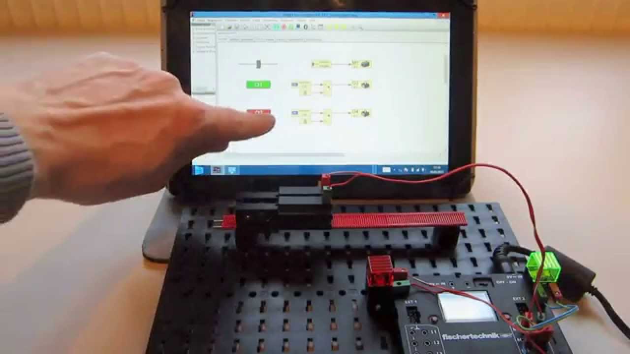 Robo TX/TXT Controller mit Tablet Win 8.1 steuern - YouTube