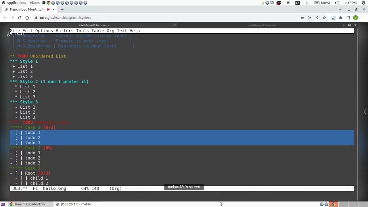 emacs in Tamil part1 - YouTube