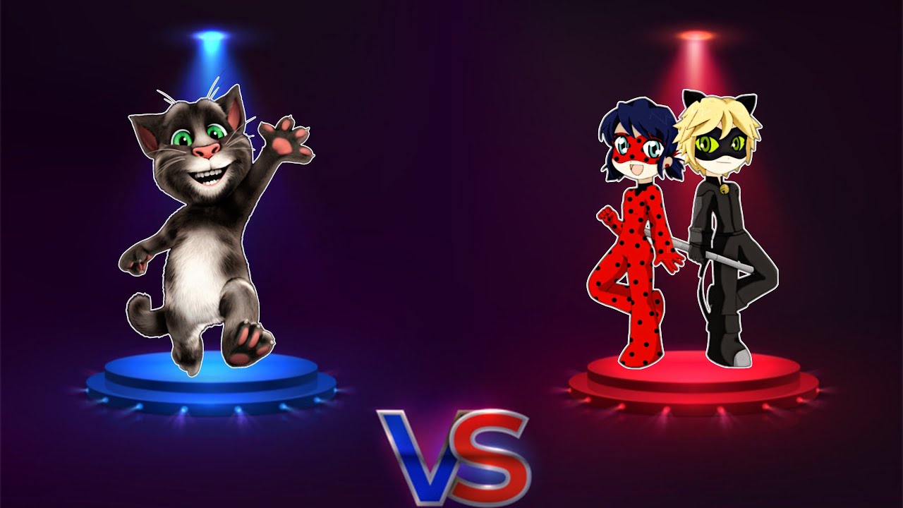 TALKING TOM 🆚️ LADY BUG 💪 WHO WILL WIN? TILES HOP BATTLE - YouTube