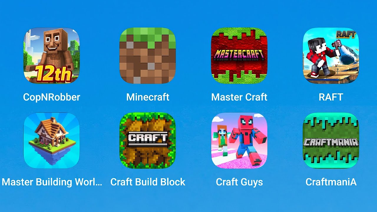 CopNRobber, Minecraft, Master Craft, Raft, Master Building, Crafting ...