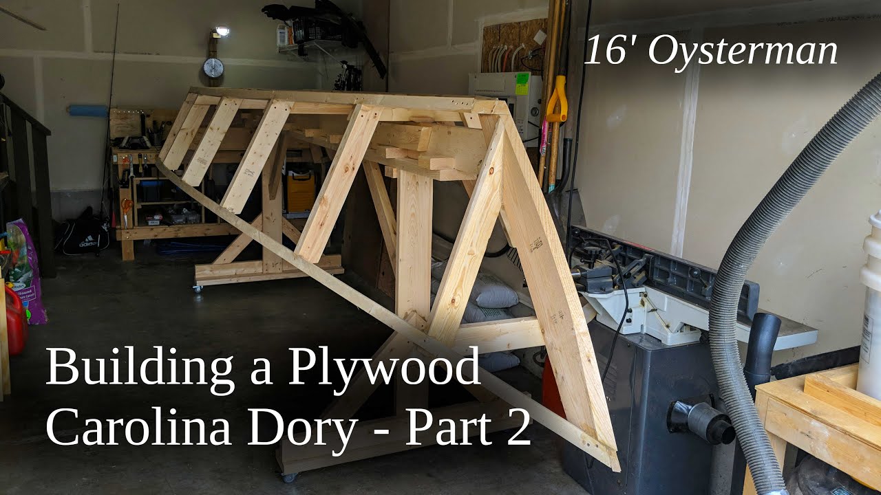 Plywood Boat Building - Carolina Dory, Part 2 - YouTube