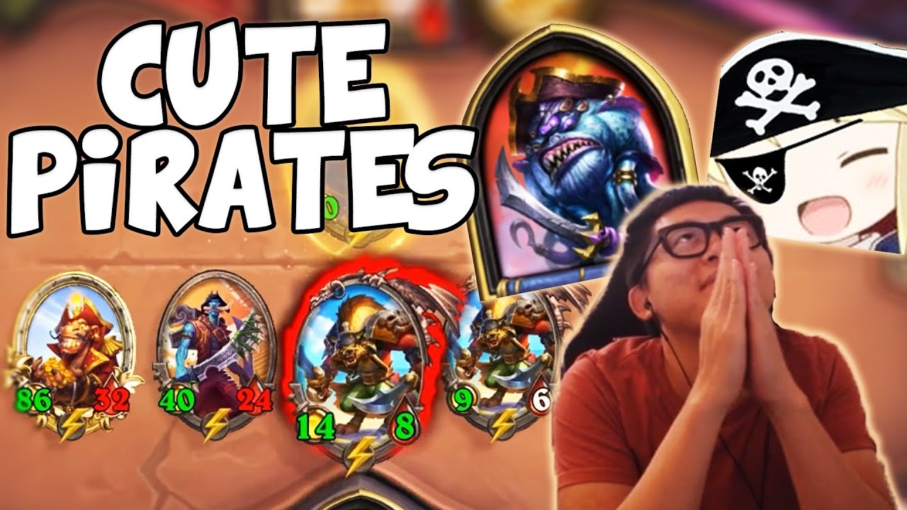 If I Win With Pirates I Add New Emote - Hearthstone Battlegrounds - YouTube
