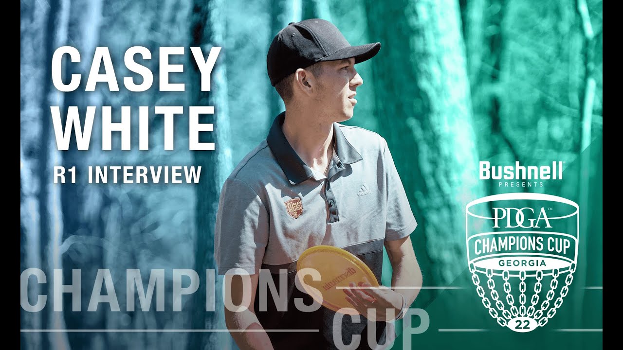 2022 PDGA Champions Cup - Casey White Round 1 Interview - YouTube