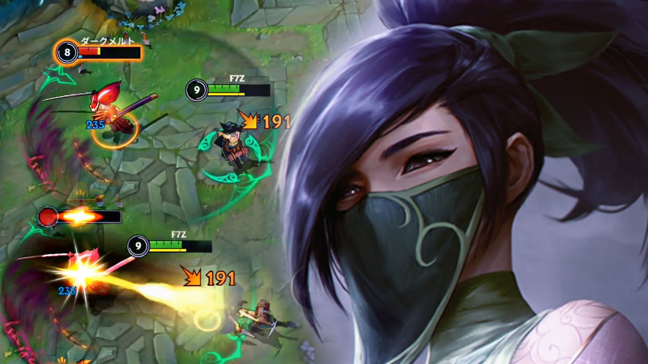 The Akali VS Yasuo blood moon gameplay ranked Wild Rift - YouTube