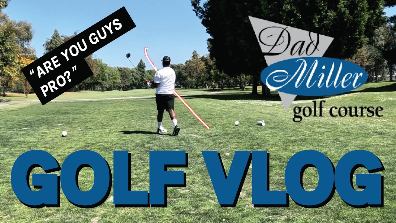 Dad Miller Golf Course Vlog - Front 9 with Shot Tracers - YouTube