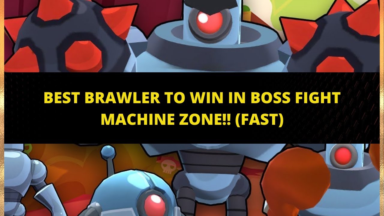 BEST BRAWLER TO WIN IN BOSS FIGHT MACHINE ZONE!! (FAST) | COLT EDITION - YouTube