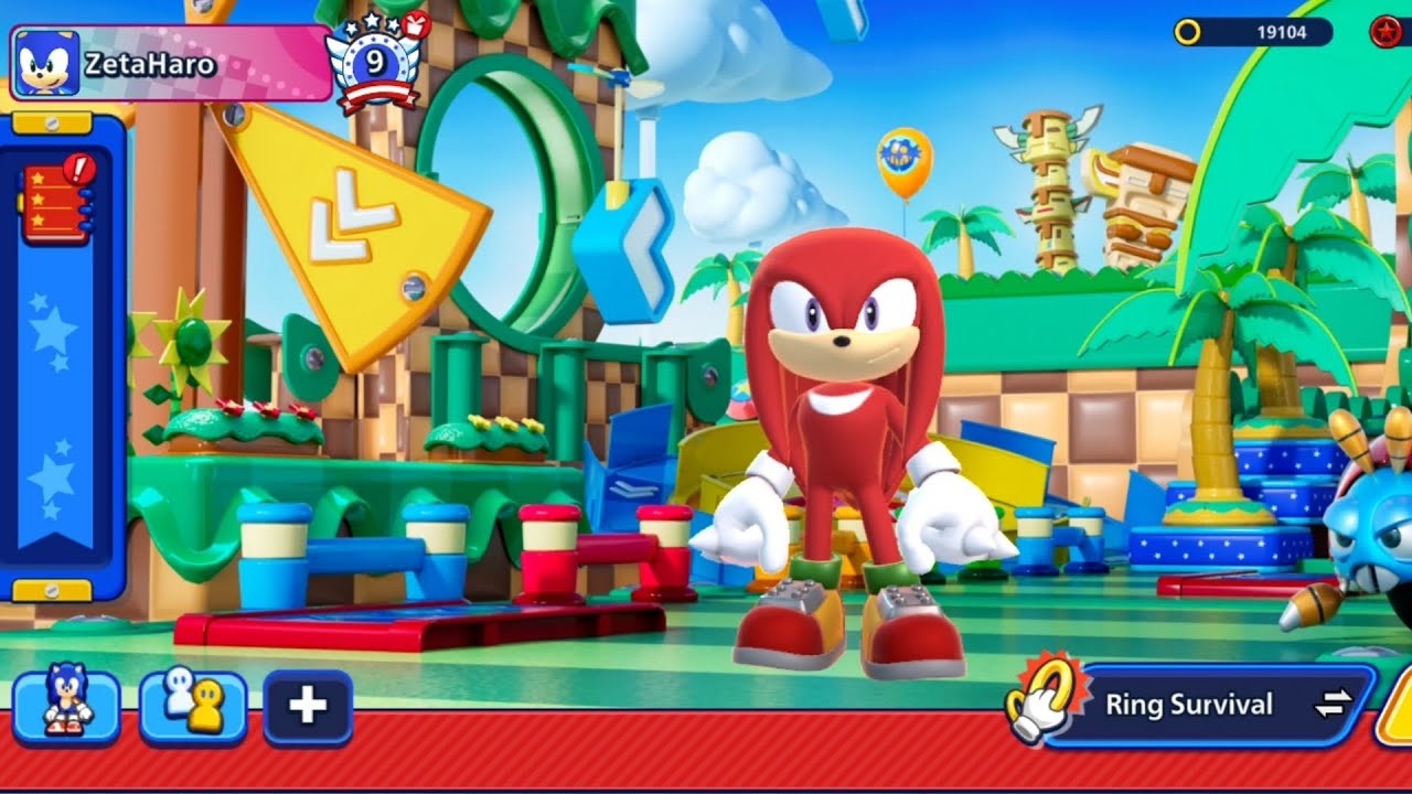 Sonic Rumble - Playing as Knuckles! - YouTube