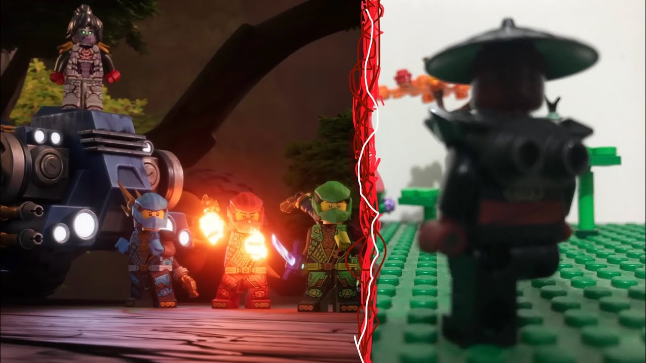Drix vs ninja | ninjago dragons rising scene reaction - YouTube