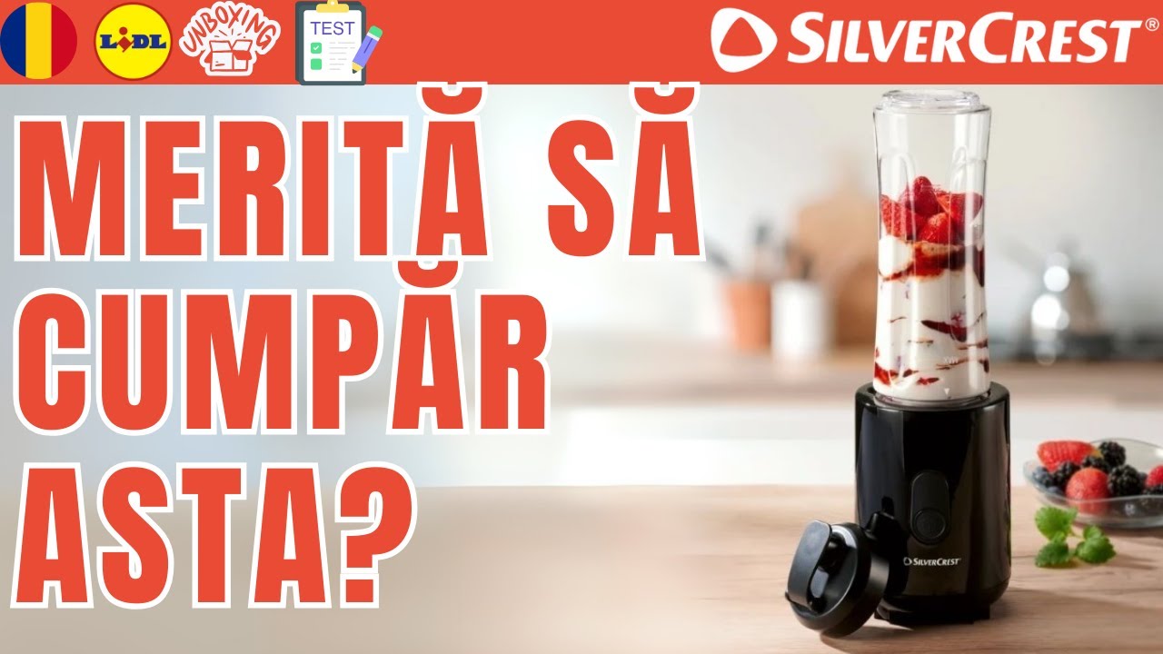 SMOOTHIE MAKER SilverCrest SSMK 300 A1 ROMÂNIA ROMÂNĂ LIDL - YouTube