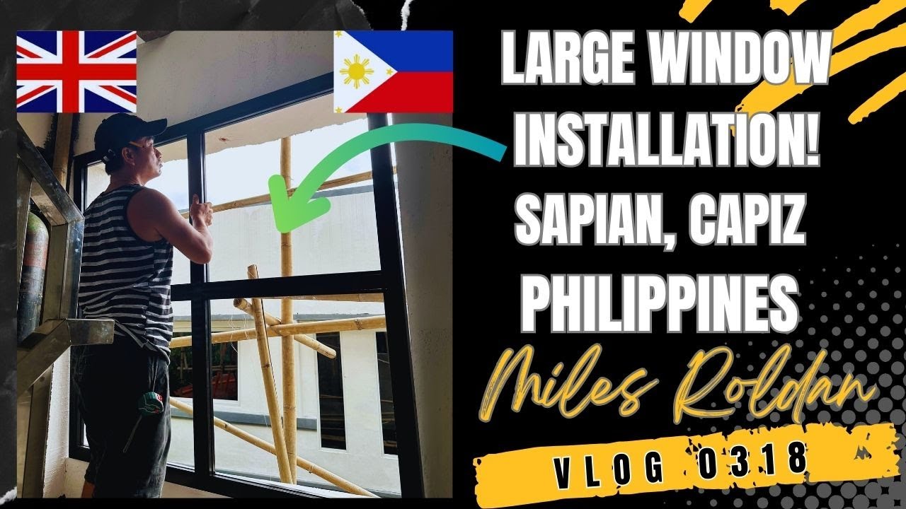 VLOG 318: INSTALLING WINDOW FRAMES & GLASS AT A MODERN HOME BUILD IN ...