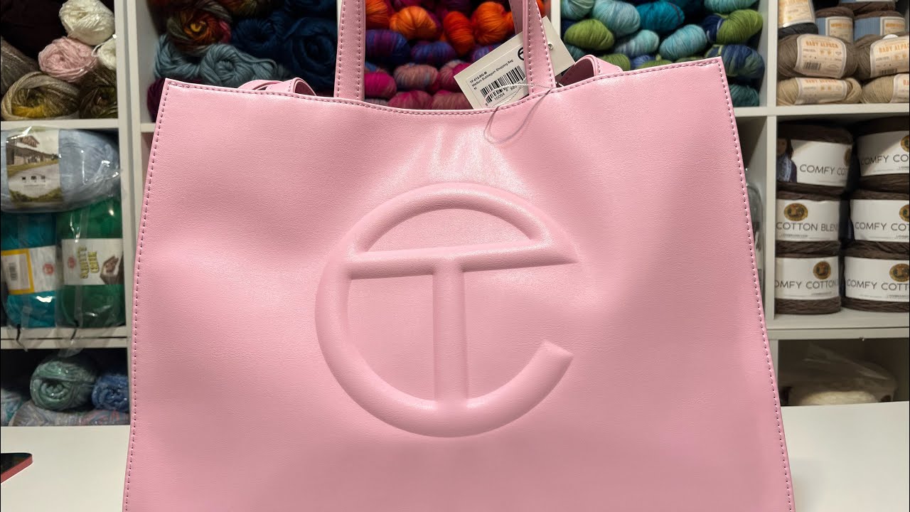 Telfar Shopping Bags Double As A Project Bag - YouTube