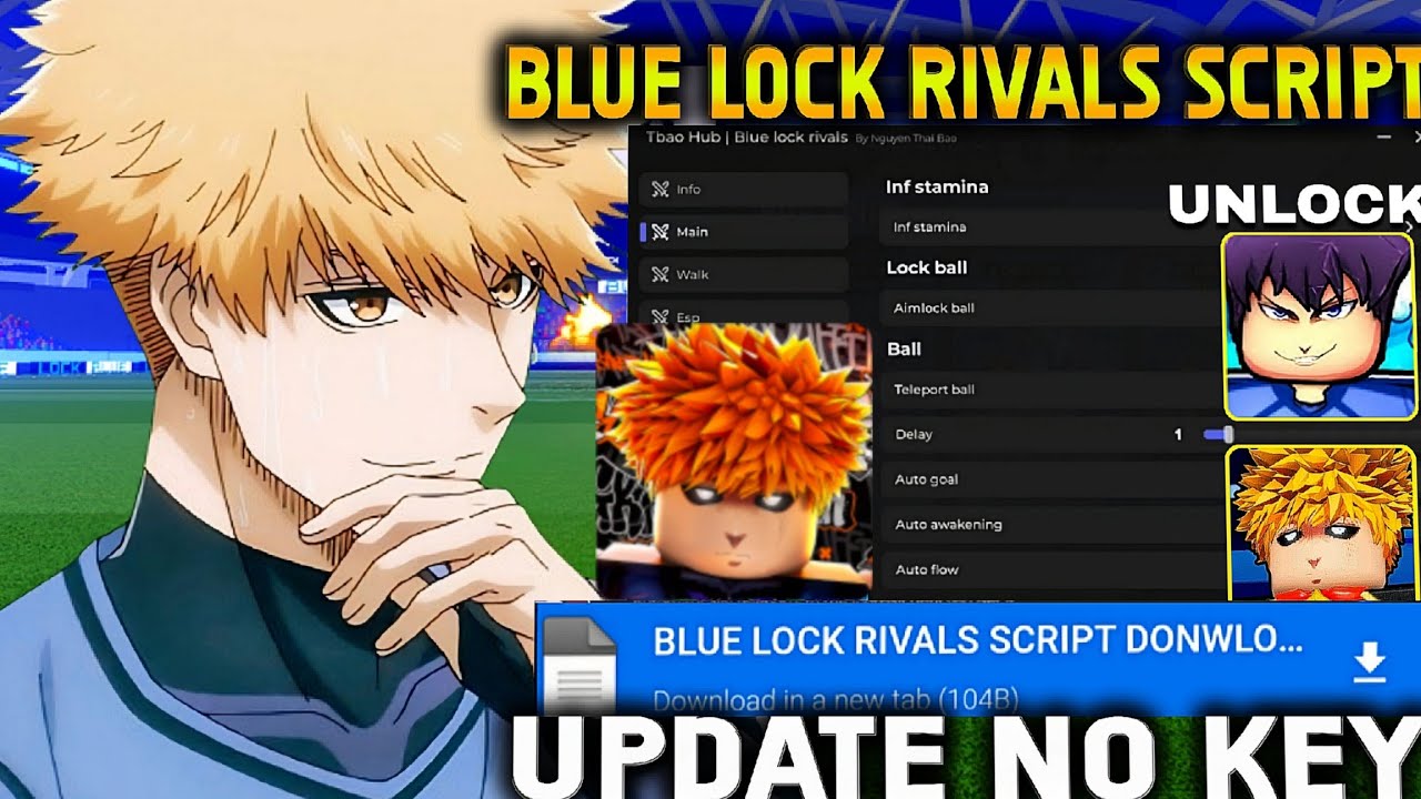 [⚡️UPD] Blue Lock Rivals SCRIPT NEW FUNCTIONS Infinite Spins! AUTO GK ...