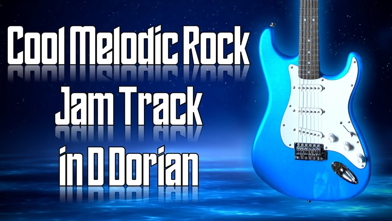 Cool Melodic Rock Jam Track in D Dorian 🎸 Guitar Backing Track - YouTube
