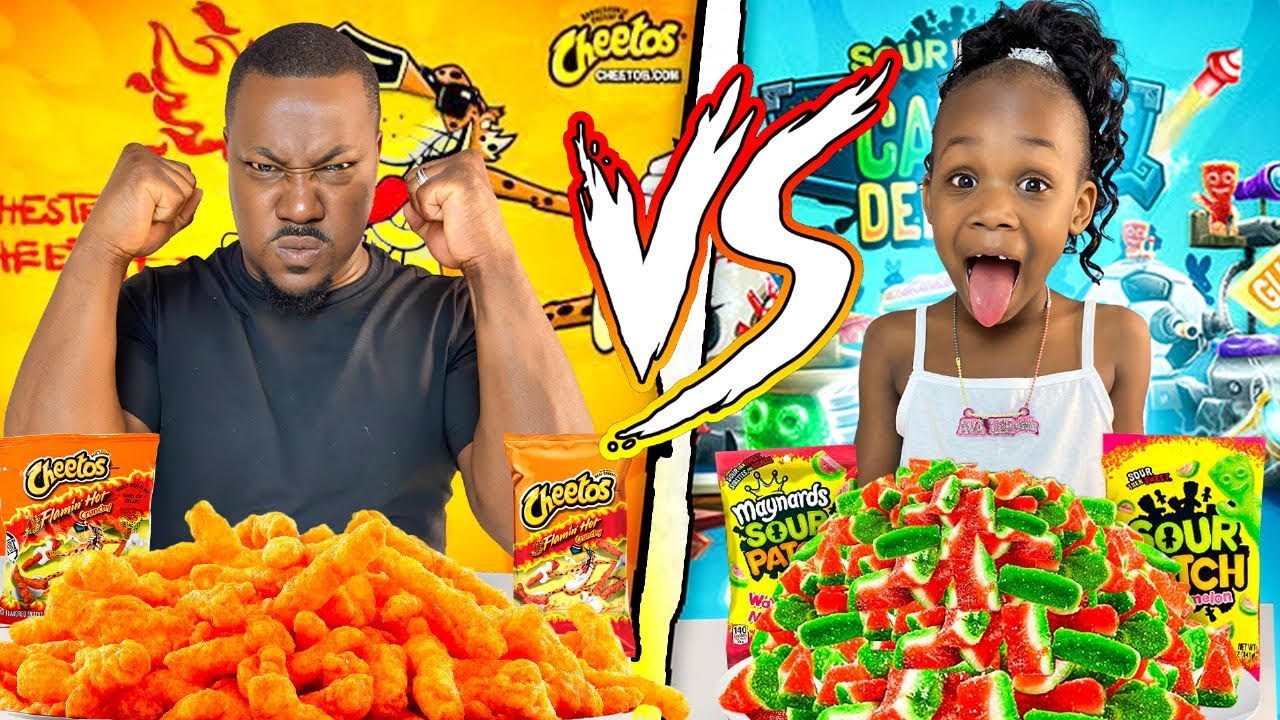 SPICY VS SWEET FOOD CHALLENGE - YouTube