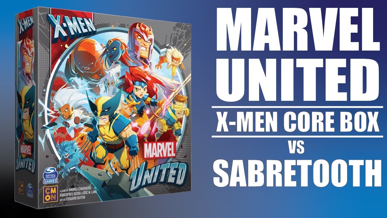 Tooth and Claw | Sabretooth Gameplay | Marvel United: X-Men Core Box ...