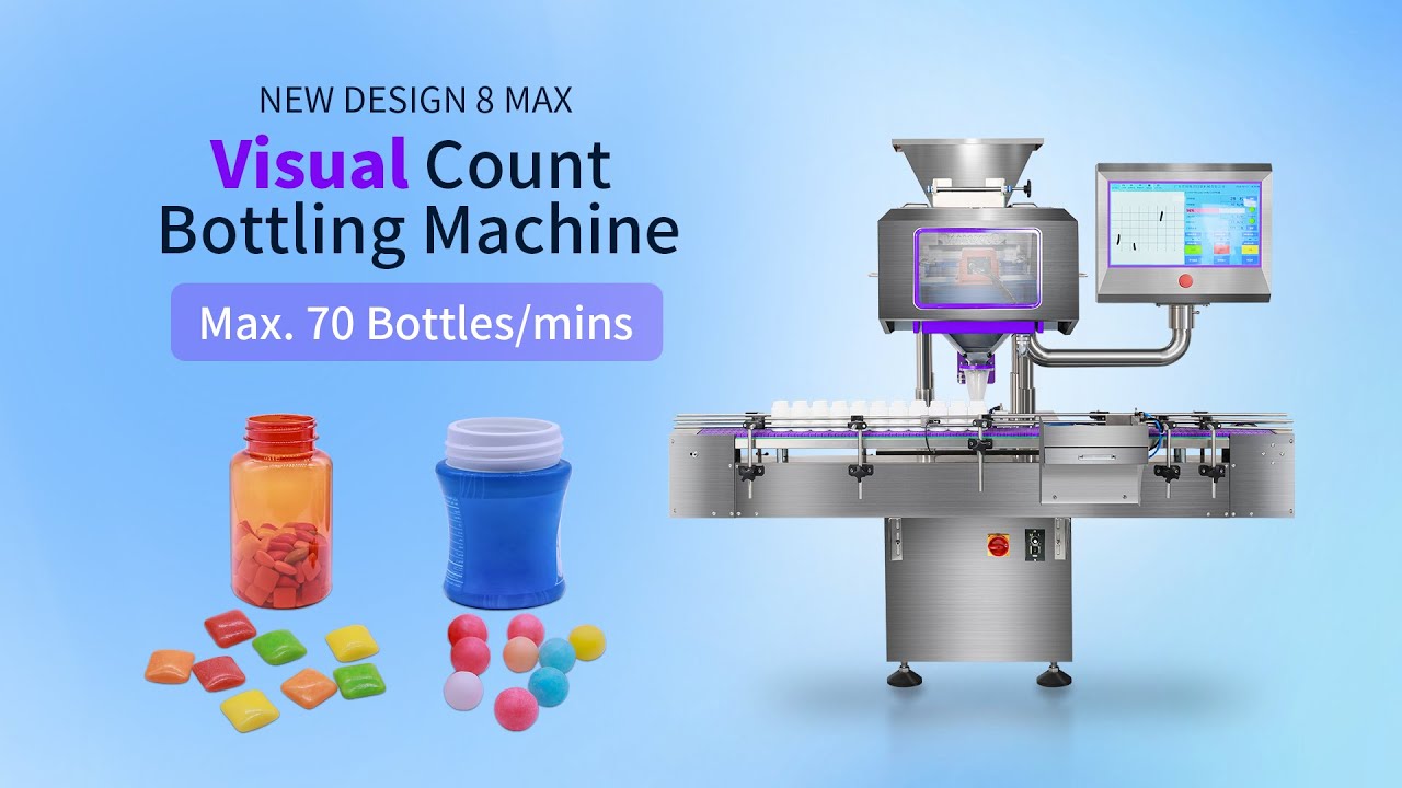 New Design of Visual Count Bottling Machine - YouTube