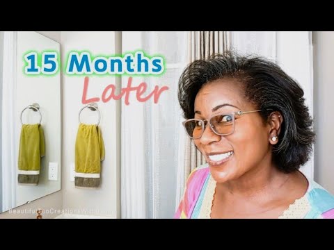 Finally Straightening My Hair 15 Months Later | I Did My 3rd Big Chop ...