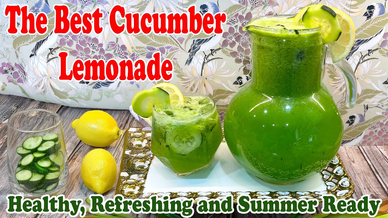 The BEST Cucumber Lemonade Agua Fresca | Refreshing, Healthy & Only 4 ...