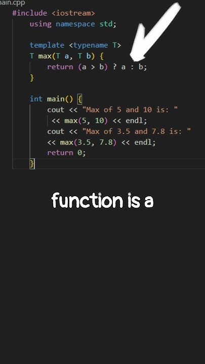 Using Templates In C Codingtips Cplusplus Learntocode Programming Coding Code Template