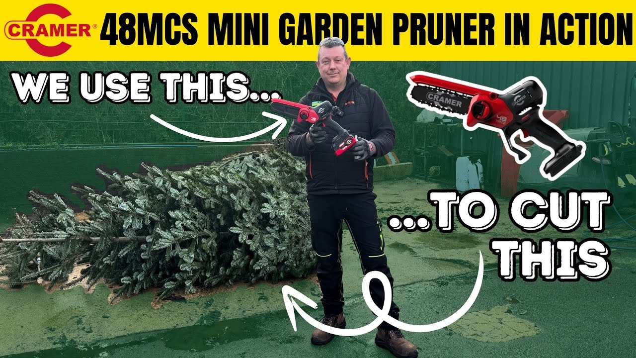 WATCH NOW - This mini pruner from Cramer cops up these Christmas trees ...