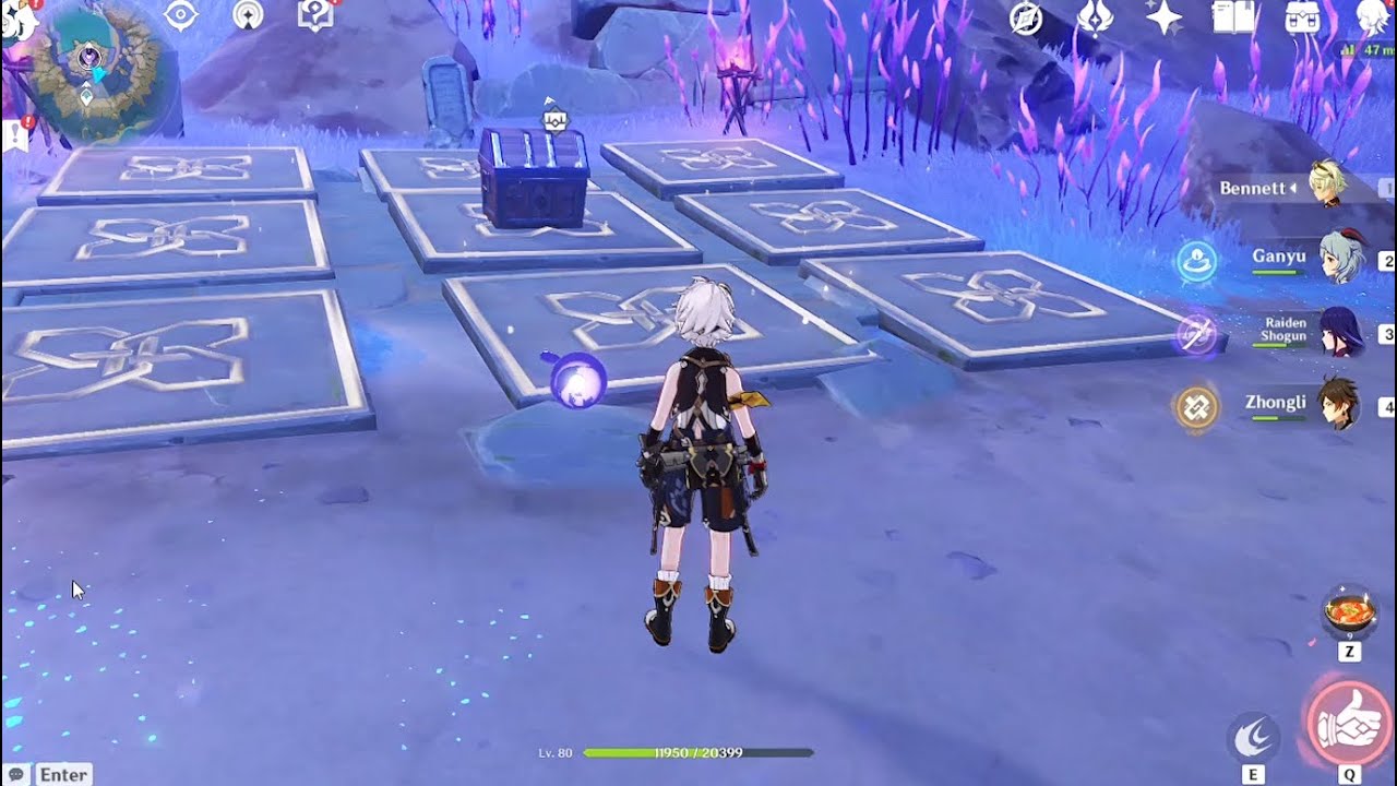 Amakumo peak Lake Puzzle (inazuma stone tablet lake) - YouTube